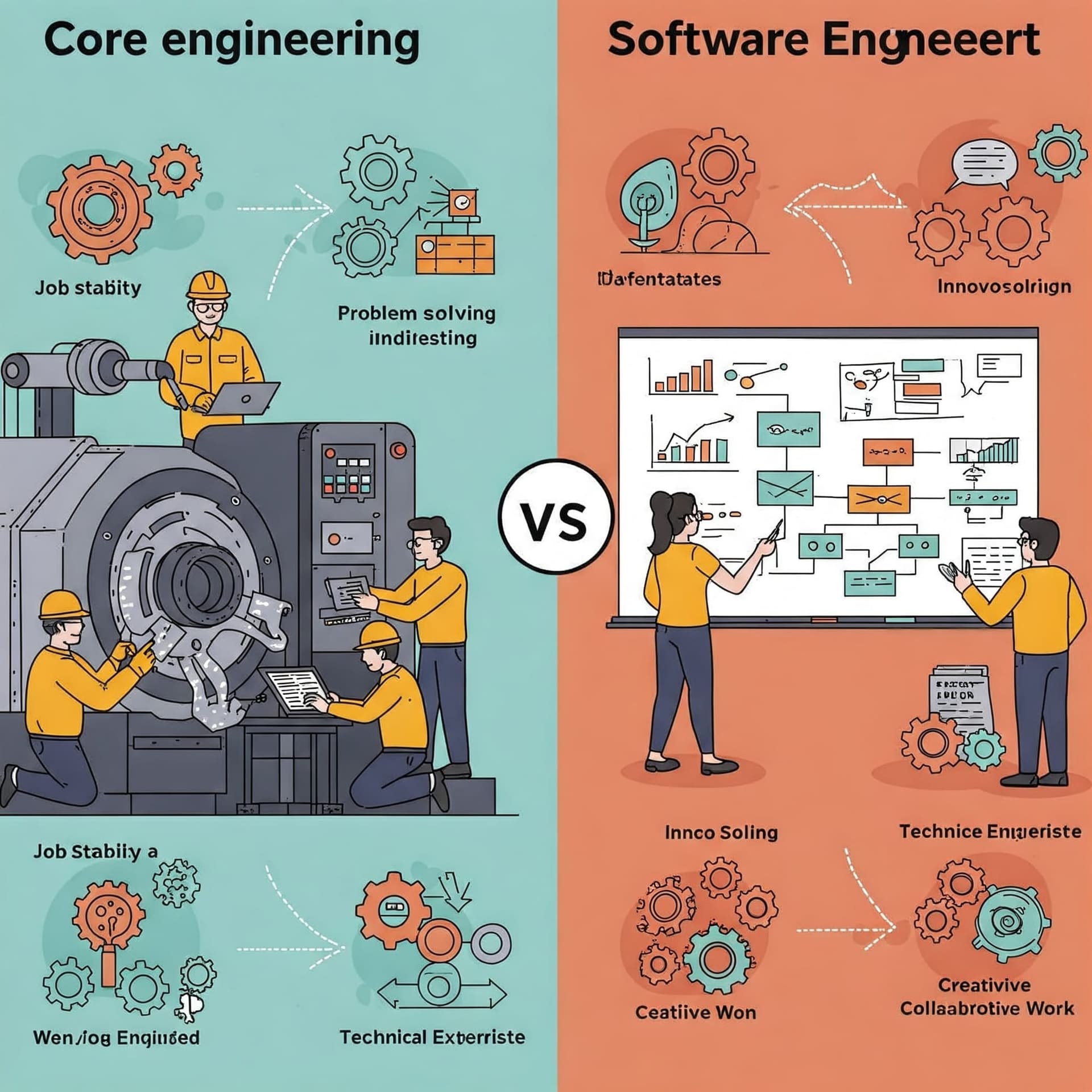 Core Engineering vs. Software Engineering: Pros & Cons
